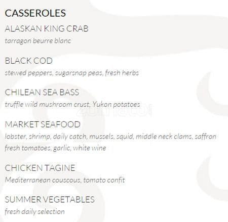 Menu at Seaspice Brasserie & Lounge restaurant, Miami