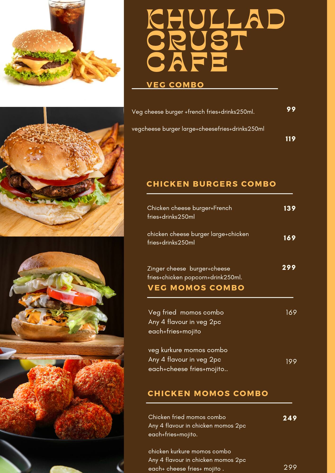 Menu of Kullad Crust Cafe, Kharghar, Navi Mumbai