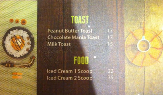 Menu at Barking Bean, Tangerang