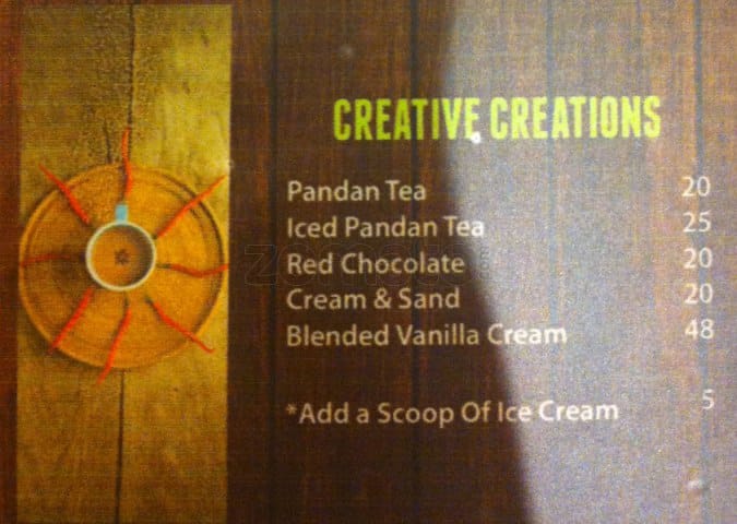 Menu at Barking Bean, Tangerang