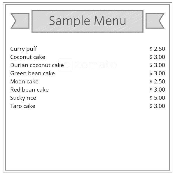 Menu at Golden Lake Cakes & Roasts restaurant, Springvale, 268-274 ...