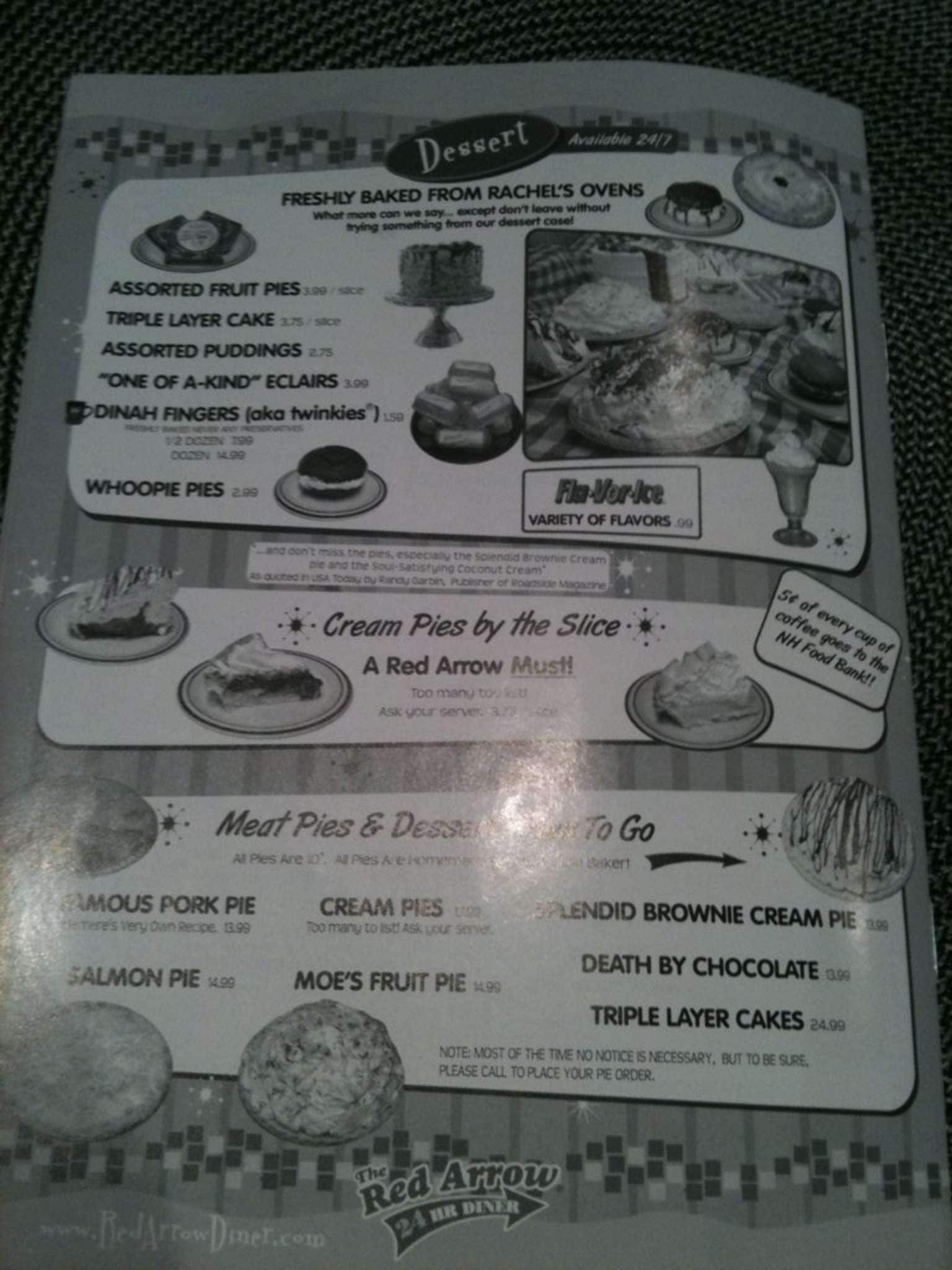 Red Arrow Diner Menu, Menu for Red Arrow Diner, Manchester, Manchester ...