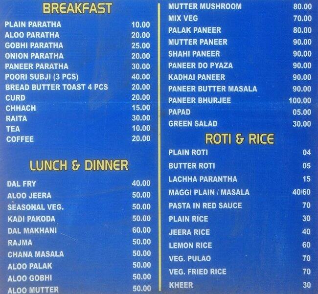 Raj Restaurant Menu, Menu for Raj Restaurant, Paharganj, New Delhi - Zomato