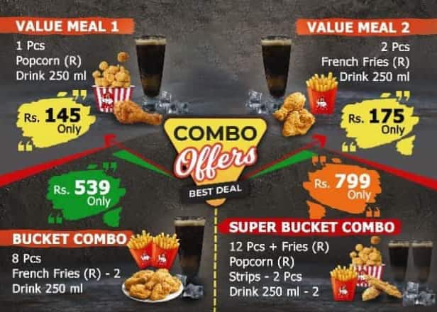 Menu at RFC - Rich Fried Chicken, Visakhapatnam