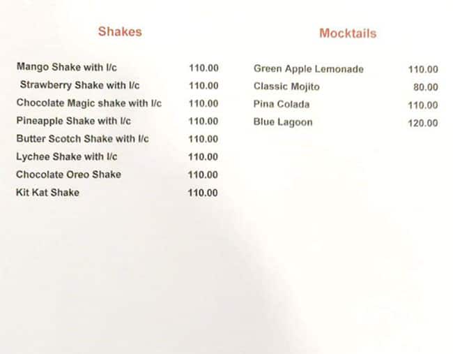 Menu at Food Craft, Bhopal, C-8