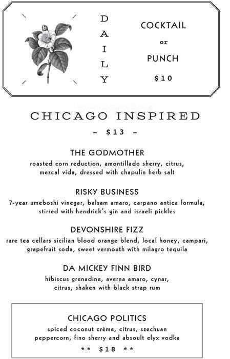 Broken Shaker Menu, Menu for Broken Shaker, River North, Chicago ...