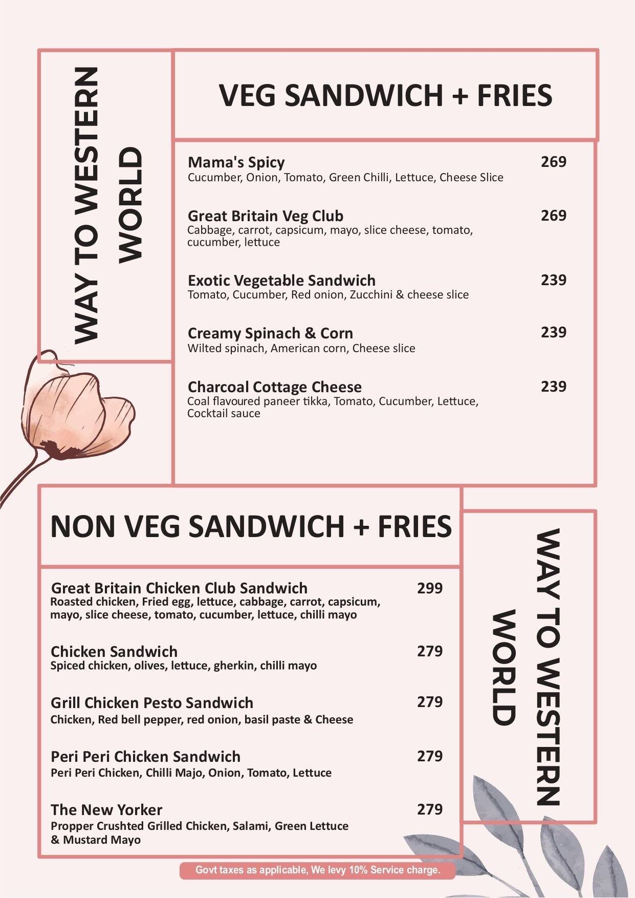 Menu at Bella Rossa, Delhi, Plot No. G