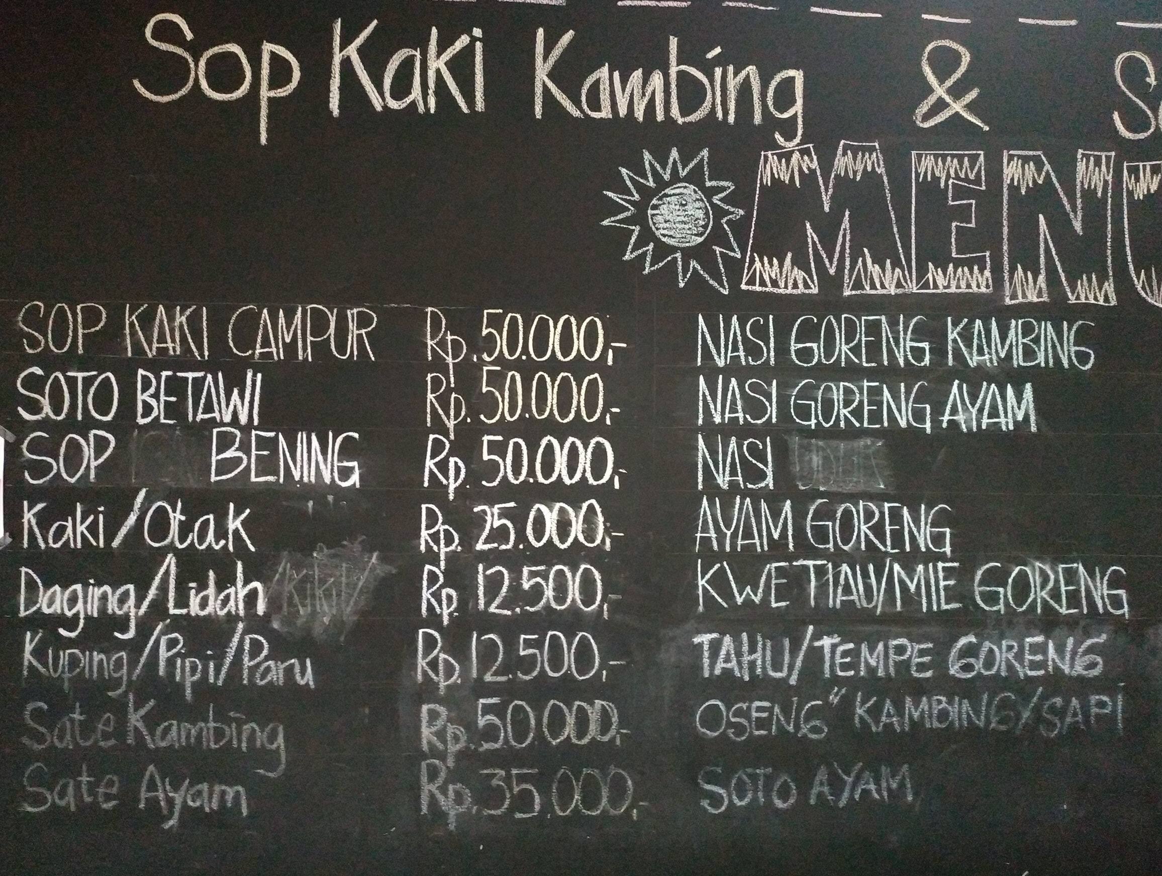 Carta del restaurante Dudung Roxy, Bekasi, Ahmad Yani Mall Summarecon ...