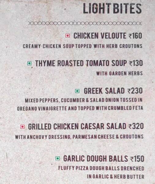 Menu at Pandhal Cafe & Deli, David Hall Art Cafe CGH Earth, Kochi, 1/ ...