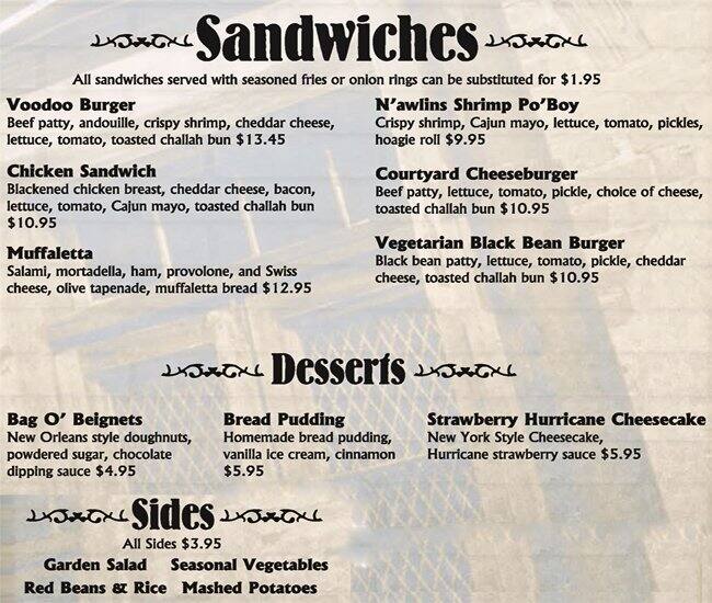 Menu at Universal's Fresh Eats pub & bar, Orlando