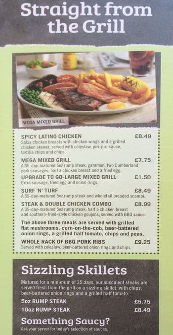 Menu at Red Barn, Bexleyheath, Barnehurst Rd