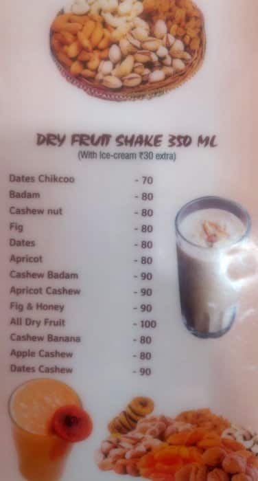 Menu at Zero Degree - Taste Your Imagination, Kanathur, 124