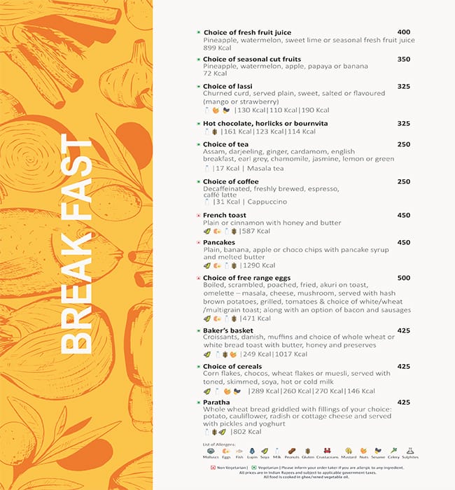 Menu of Latitude - Blue Diamond, Koregaon Park, Pune
