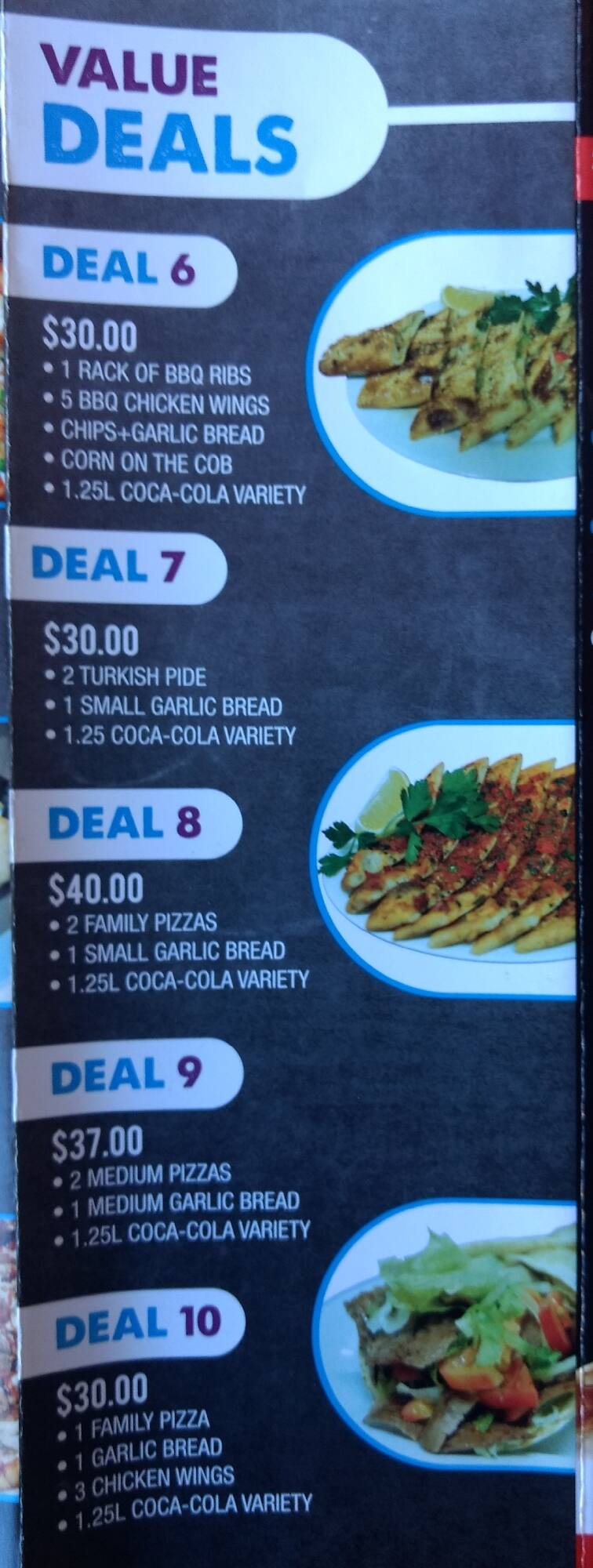 Menu at Panthers Pizza & Kebab pizzeria, Penrith