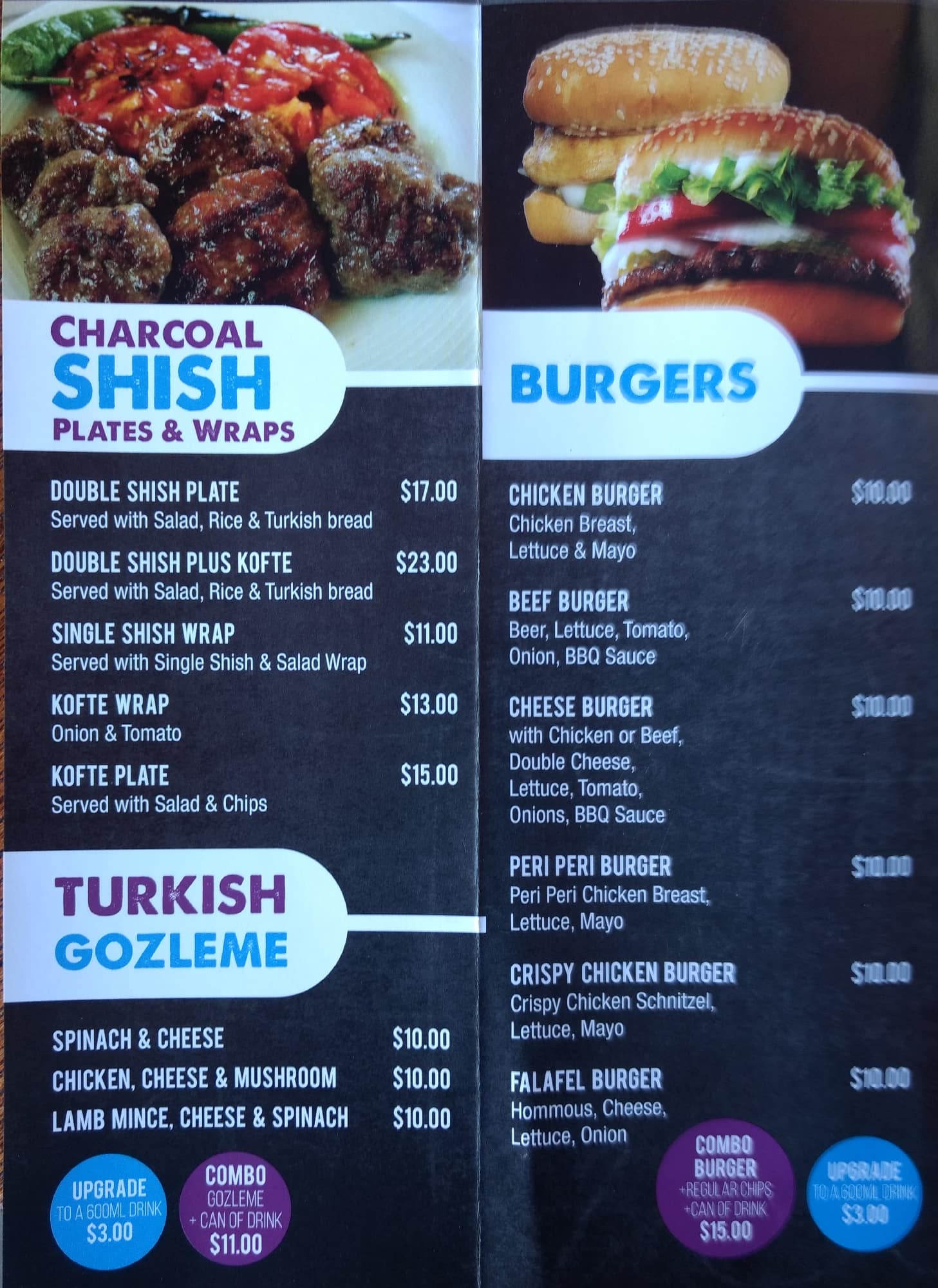 Menu at Panthers Pizza & Kebab pizzeria, Penrith