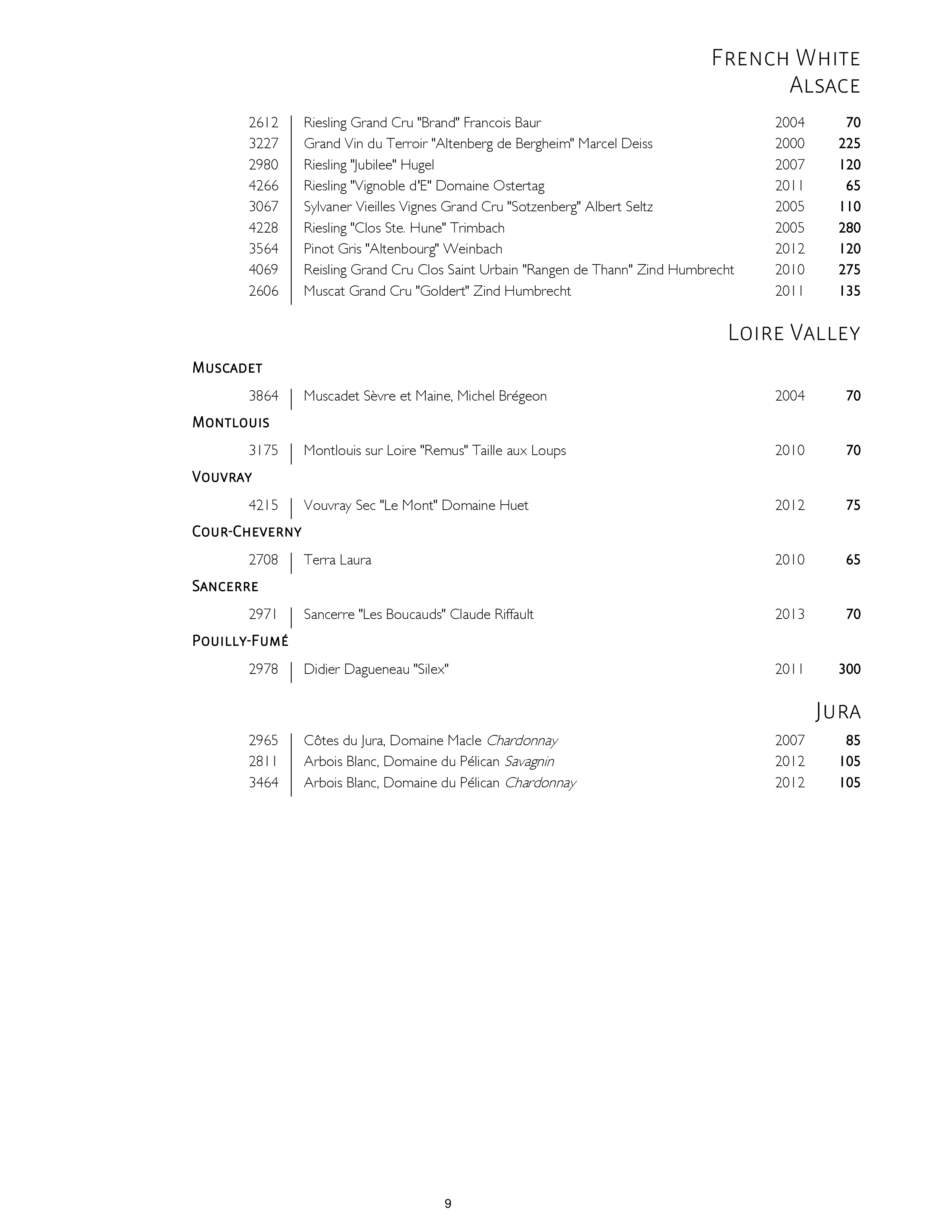 Menu at Gotham Bar and Grill, New York City