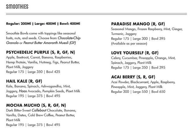 Menu at Greenr Cafe, New Delhi, 4