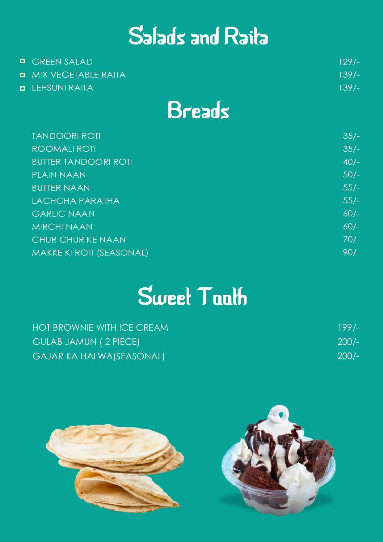 Menu at Cafe Unplugged by TasteofIndia, Lucknow