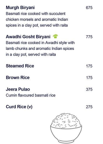 Menu at Comida-Double Tree by Hilton Goa, Velha Goa