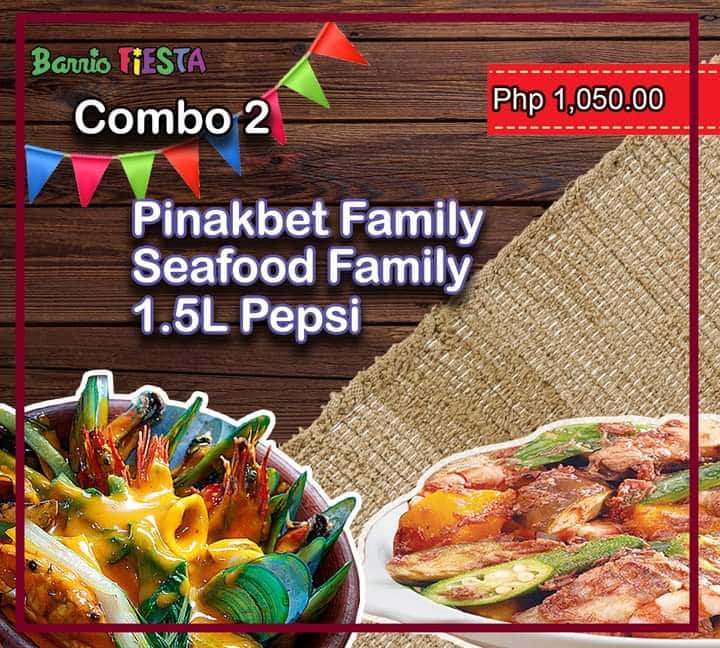Menu at Barrio Fiesta, Quezon City, Ground Floor