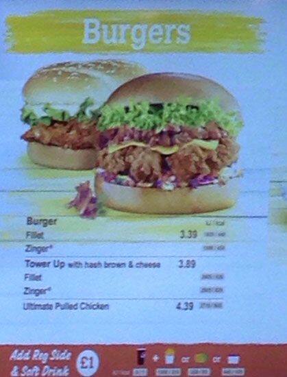 Menu at KFC Glasgow - Pollokshaws Road fast food, Glasgow, Cuthbertson St