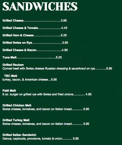 Menu at Amedeo's Restaurant, West Norriton