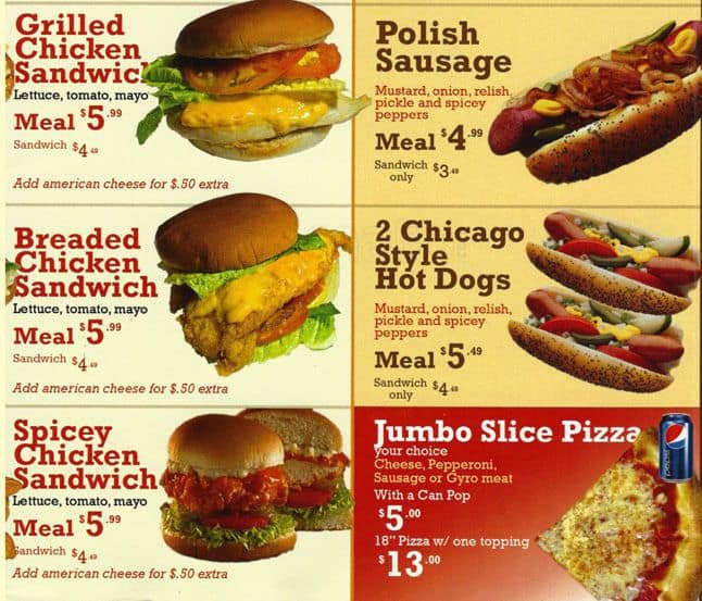 Menu at Golden Hook Fish & Chicken restaurant, Chicago, W Chicago Ave