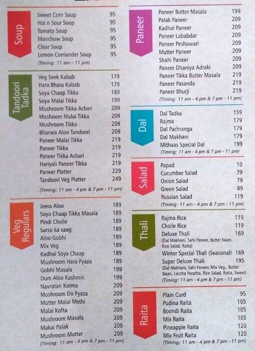 Mithaas Menu, Menu for Mithaas, Sector 72, Noida - Zomato