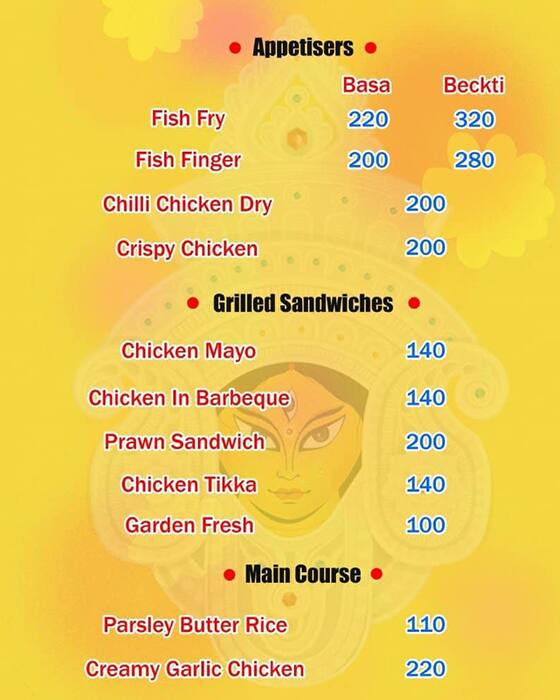 Menu of Cafemon, Jodhpur Park, Kolkata