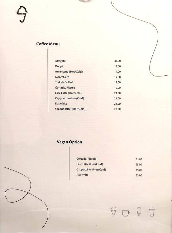 Menu of J.Lato, Al Mina, Abu Dhabi