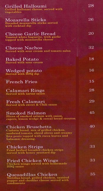 Qube Cafe Resto Menu, Menu for Qube Cafe Resto, Downtown Dubai, Dubai ...