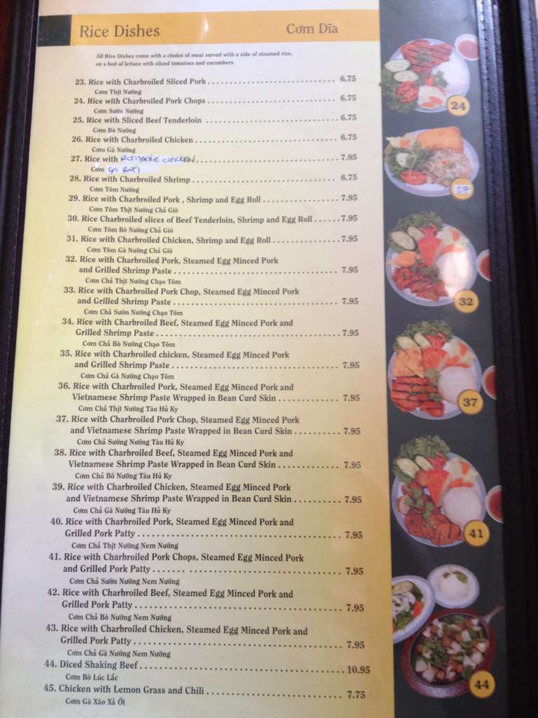 Menu at Pho 1 Noodle and Grill restaurant, Green Bay