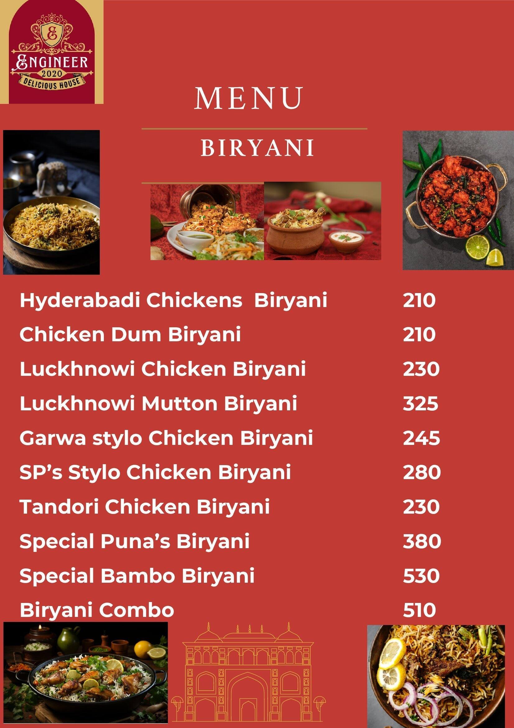 Menu of Engineer Delicious House, Wagholi, Pune