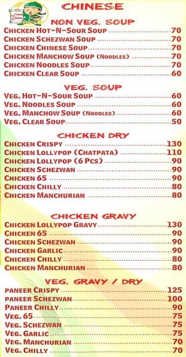 Sahara Restaurant Menu, Menu for Sahara Restaurant, Chembur, Mumbai ...