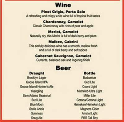 Menu at The Snug pub & bar, Dublin