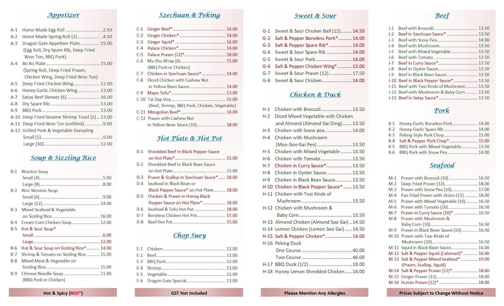 Dragon Gate Des Moines Menu at Anna Akins blog