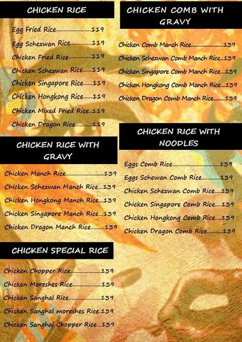 Menu at La Sheesh, Bengaluru, 22