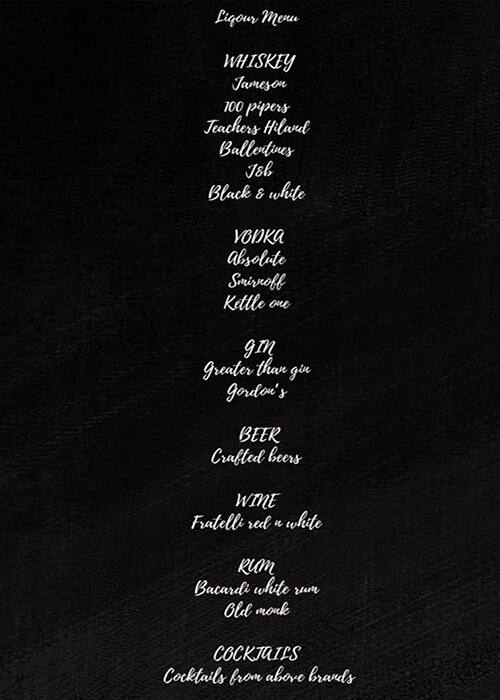 Menu of Refinery 091, Sector 5, Salt Lake, Kolkata