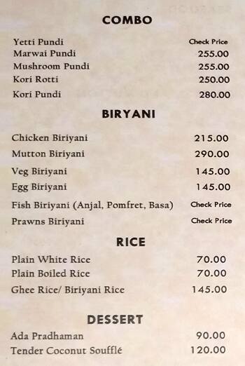 Pulimunchi, Sadashiv Nagar, Bangalore - Zomato