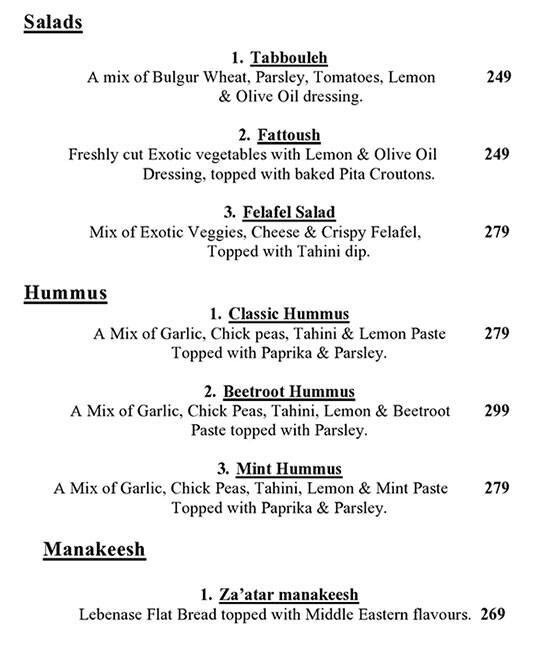 Menu of World Of Wraps, Jogeshwari, Mumbai