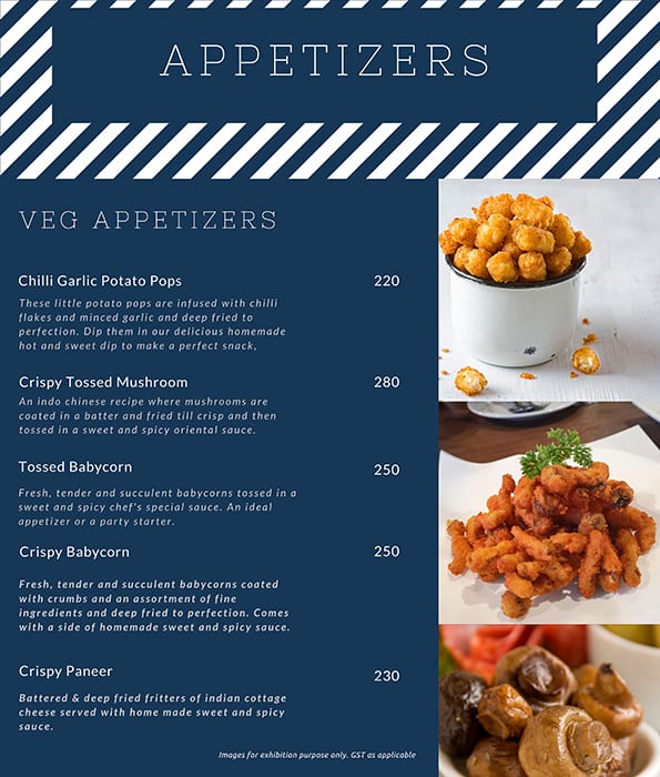 Menu of Blue Lagoon, Jadavpur, Kolkata