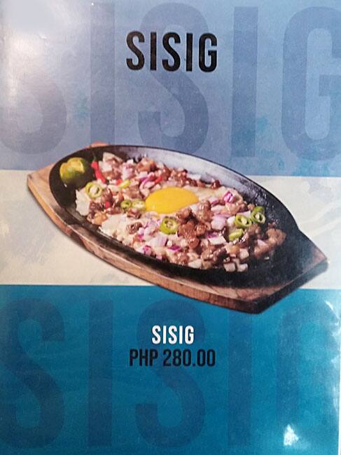 Menu at Ace International Buffet restaurant, Pasig