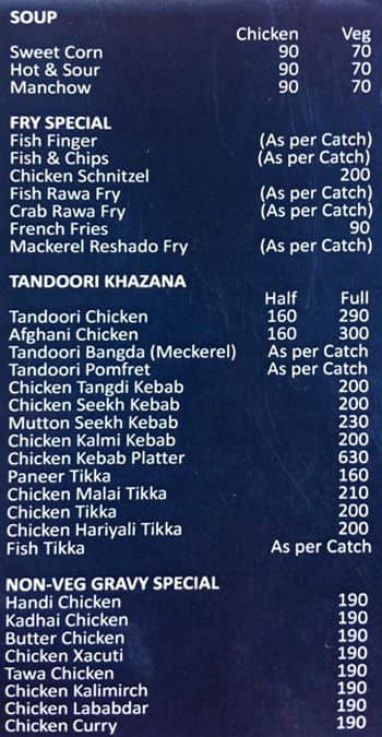Copper Menu, Menu for Copper, Panaji, Goa - Zomato
