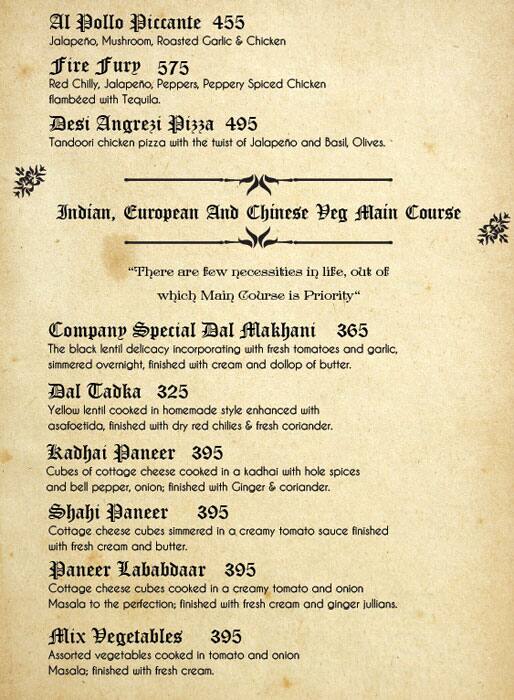 Menu at The Barbeque Company, Noida, Sector 38A Gardens Galleria Mall