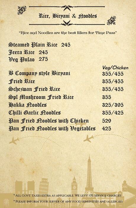 Menu at The Barbeque Company, Noida, Sector 38A Gardens Galleria Mall