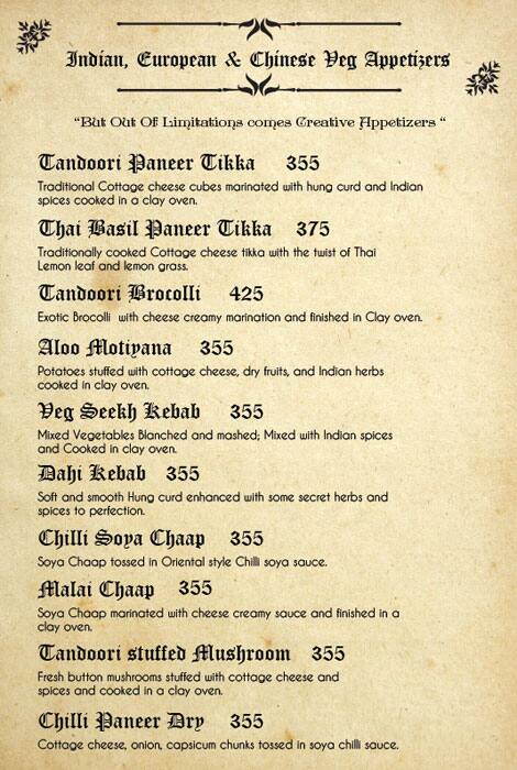 Menu at The Barbeque Company, Noida, Sector 38A Gardens Galleria Mall