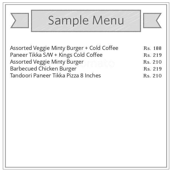 Menu of V Cafe- Meals By PVR, Attavar, Mangalore