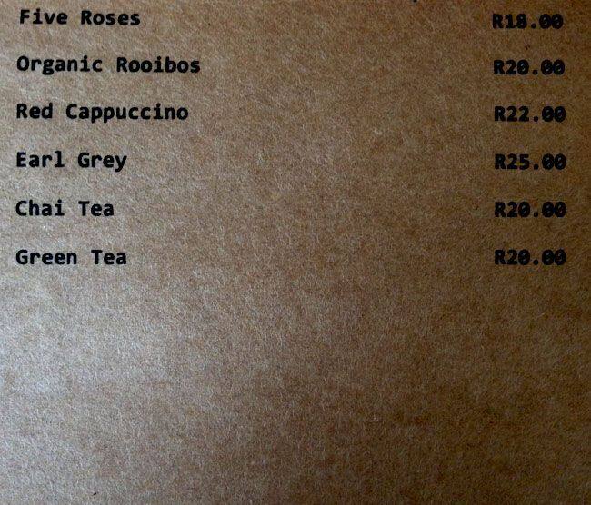 Menu at Delish Sisters fast food, Dolphin Coast