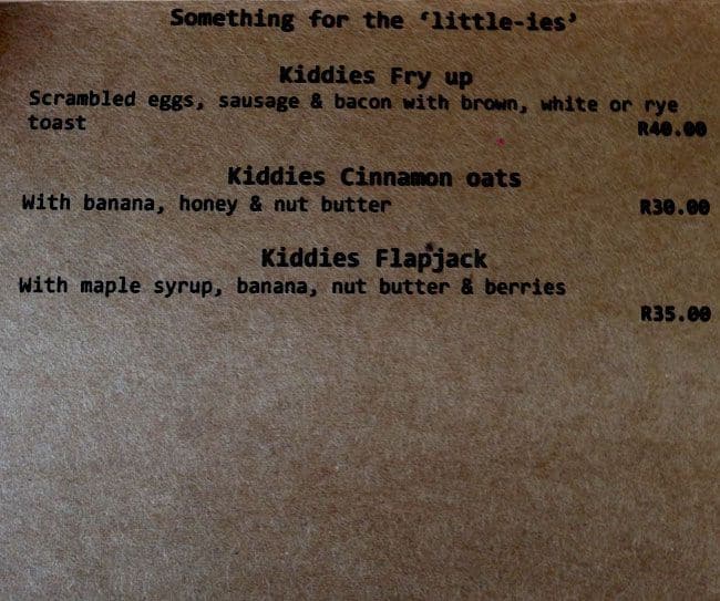 Menu at Delish Sisters fast food, Dolphin Coast