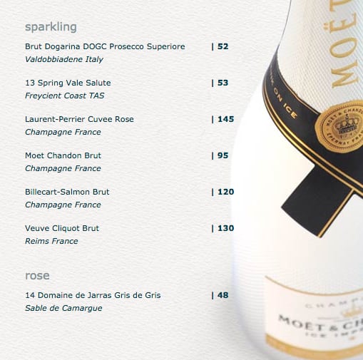 Menu at Summer Salt Restaurant, Cronulla, 66 Mitchell Rd